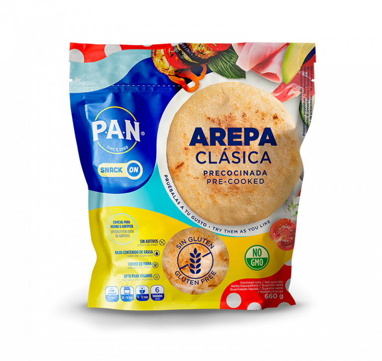 CLASSIC FROZEN AREPA P.A.N. SNACK ON - Alimentos Polar España